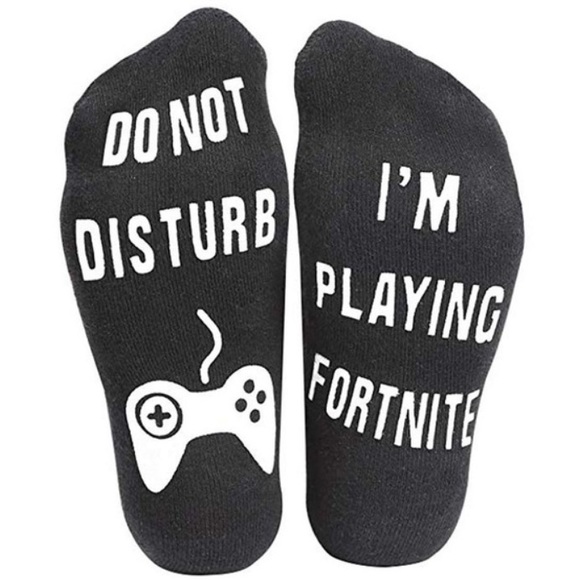 Underwear & Socks | Do Not Disturb Im Playing Fortnite Socks | Poshmark